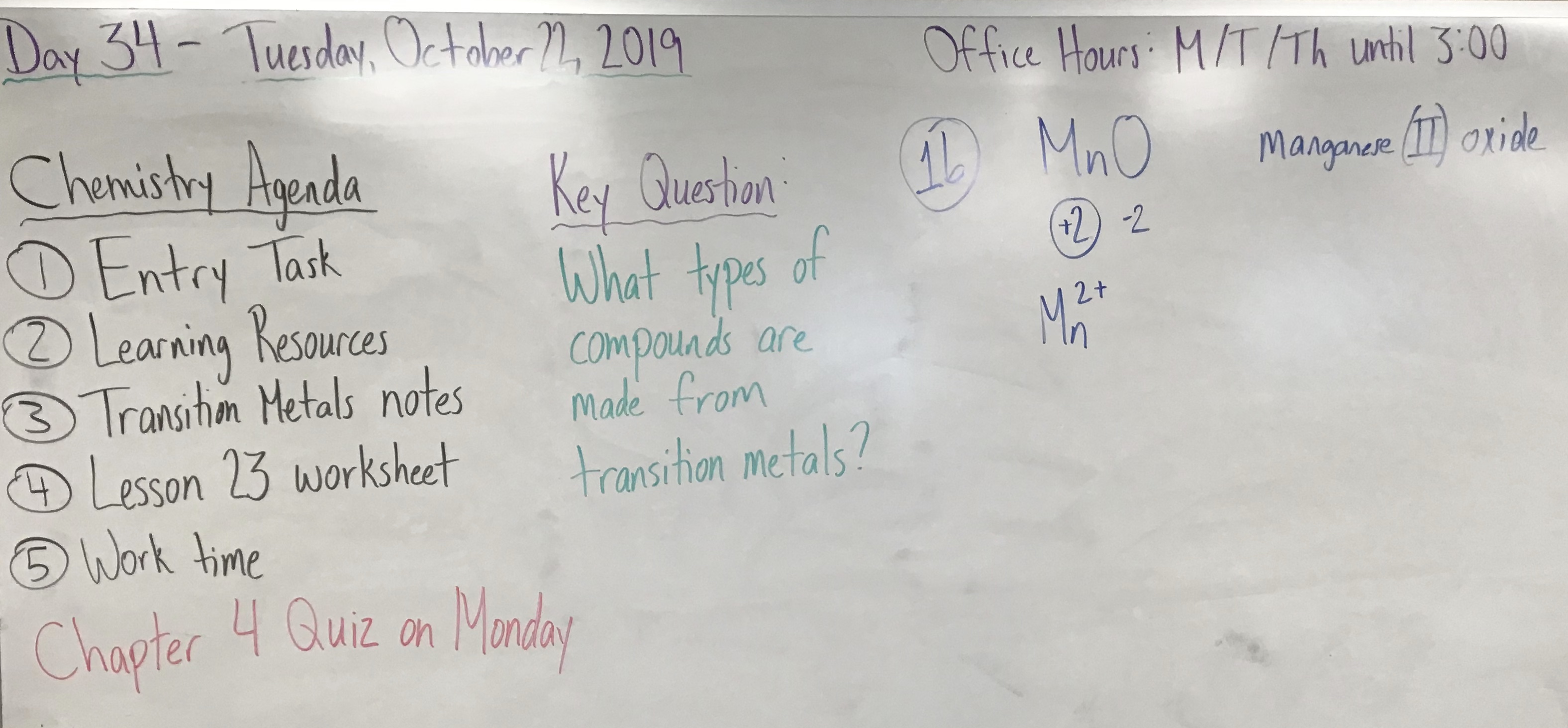 Transition Metal Chemistry | Science with Swart